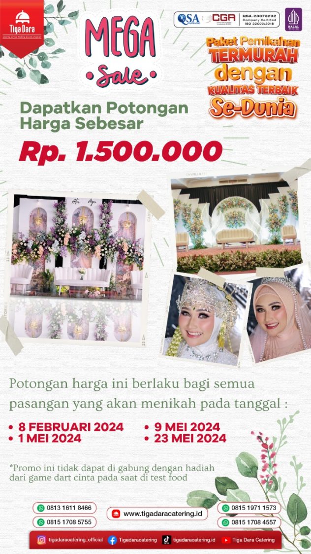 PROMO DISKON - Catering dan Paket Pernikahan Murah JABODETABEK Surabaya ...